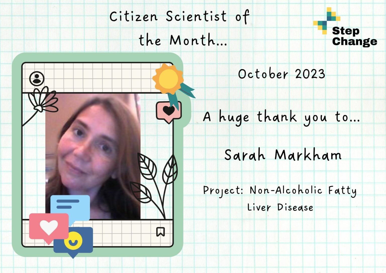 Citizen Scientist of the Month – October 2023 - Step Change Project